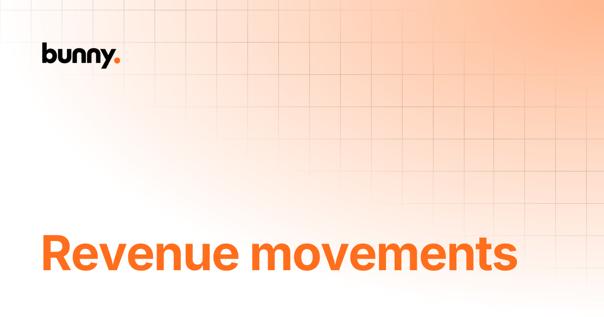 Revenue movements | Using Bunny